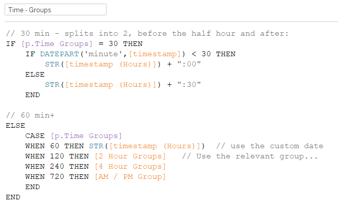 Grouping Data into Custom Time Bins – datavis.blog